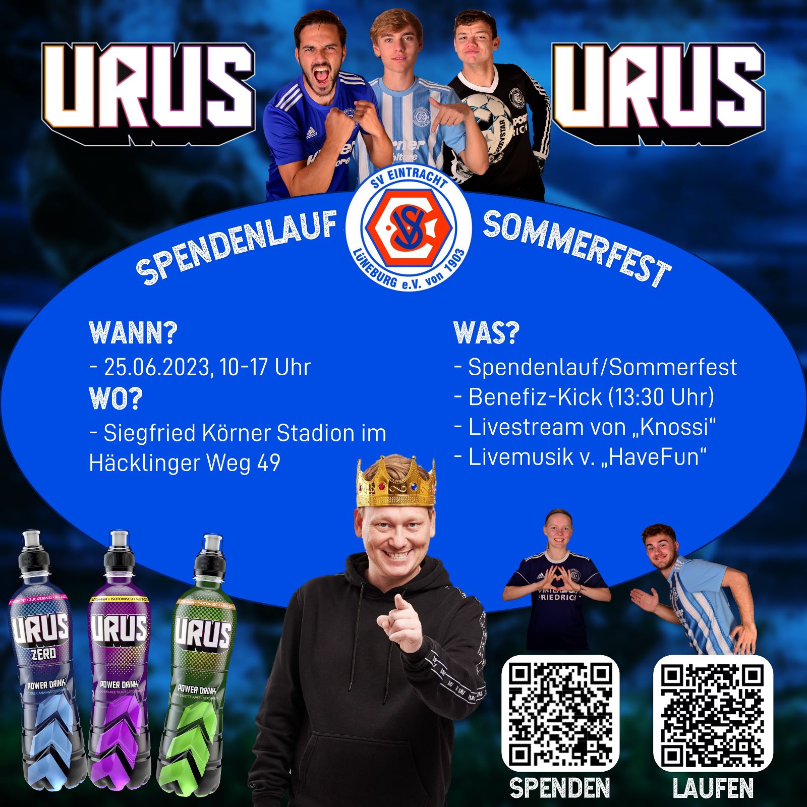 Das Knossi-Tagesprogramm – SV Eintracht Lüneburg